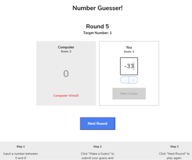 Number Guesser – Javascript Project – mrn00b0t